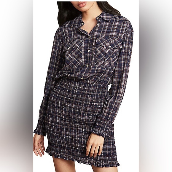 Veronica Beard | Dresses | Veronica Beardmelnar Plaid Mini Dress | Poshmark